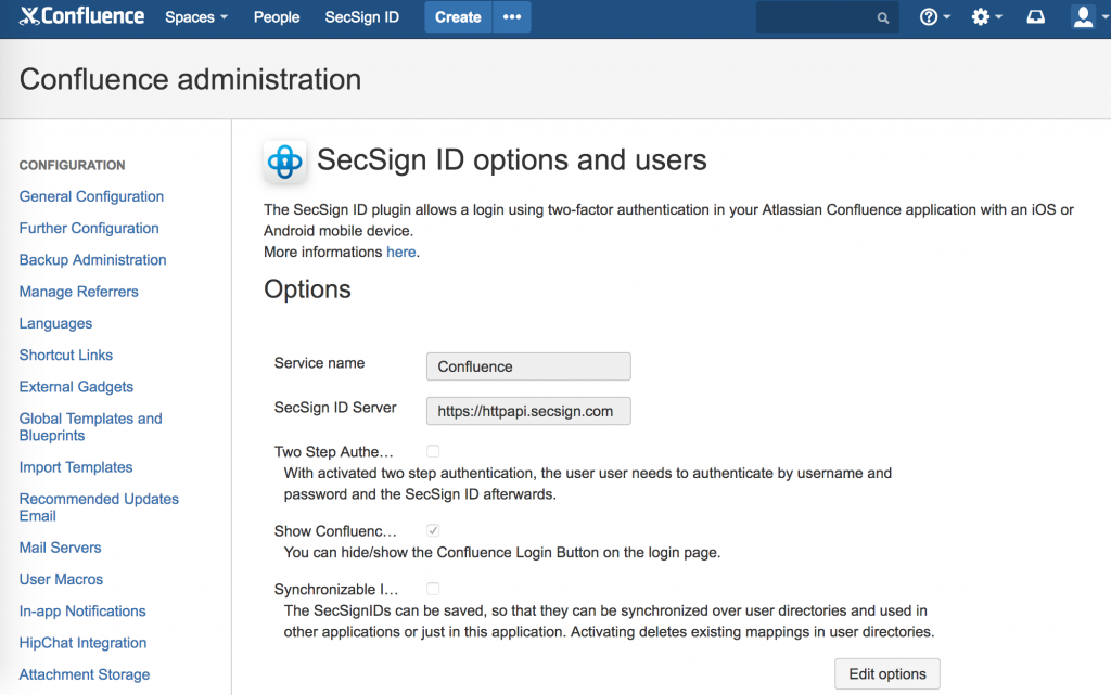 confluence_opt1 - SecSign 2FA