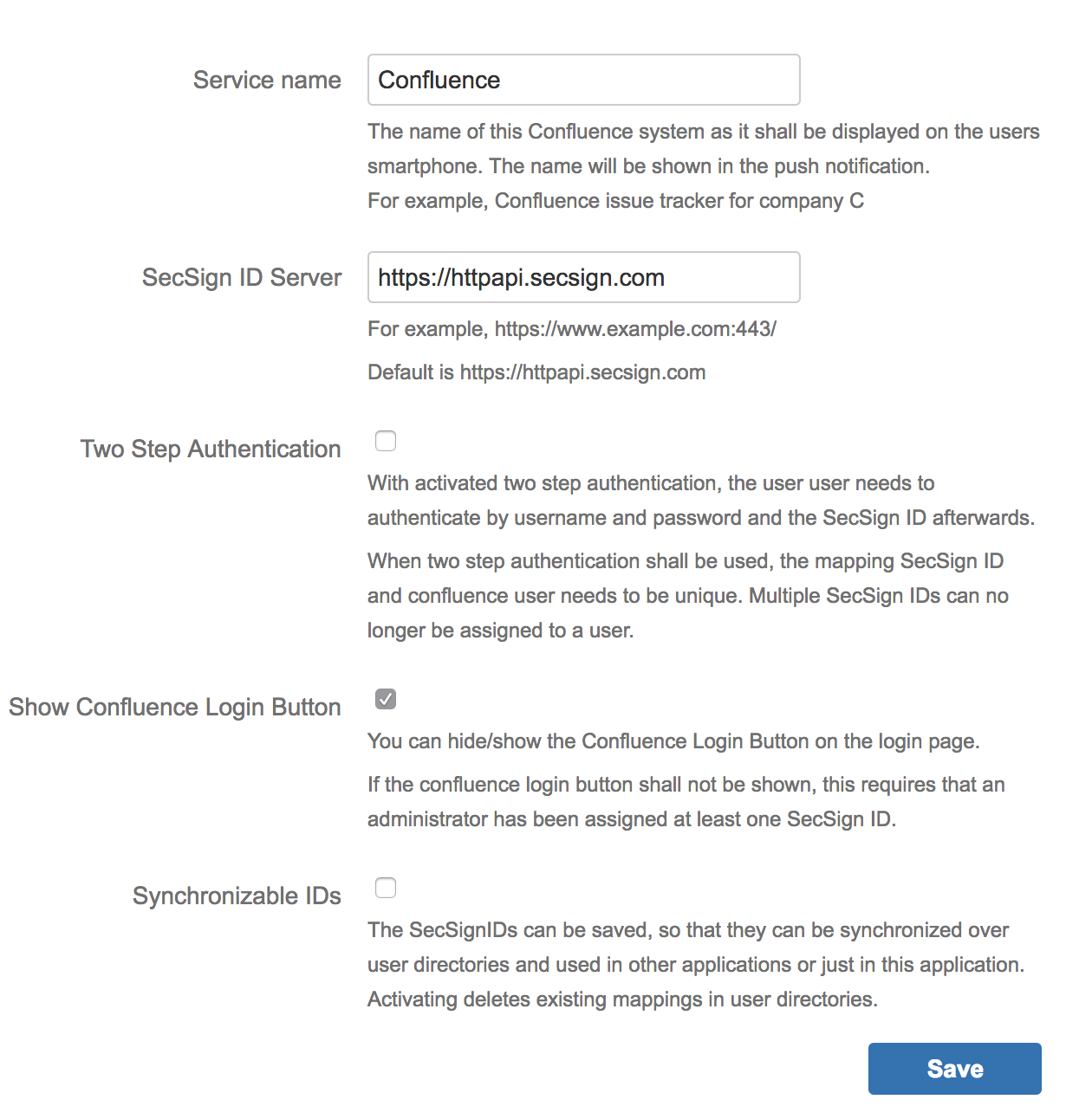 confluence_opt2 - SecSign 2FA