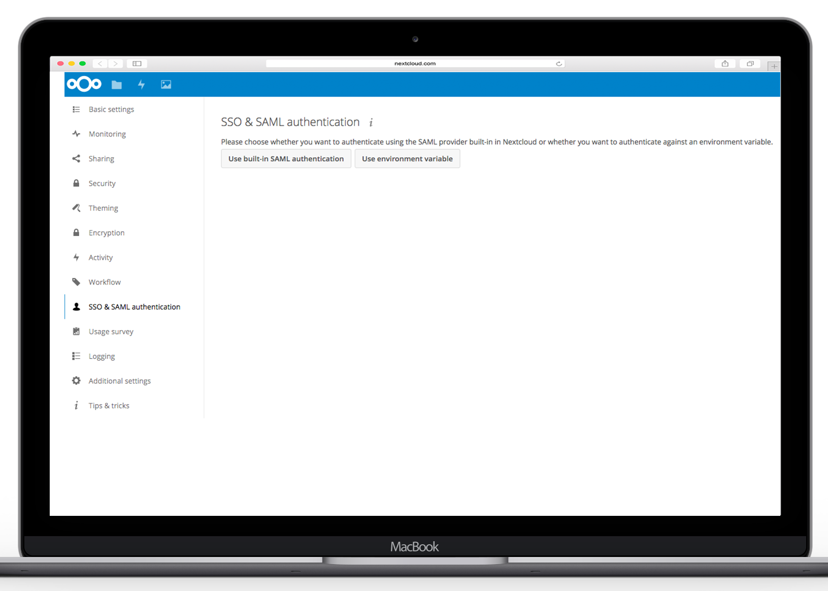 NextCloud2 - SecSign 2FA