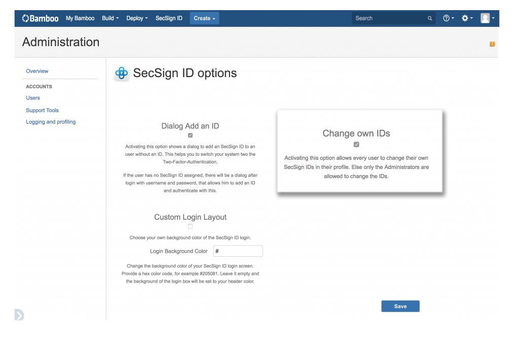 Bamboo Tutorial 7 - SecSign 2FA