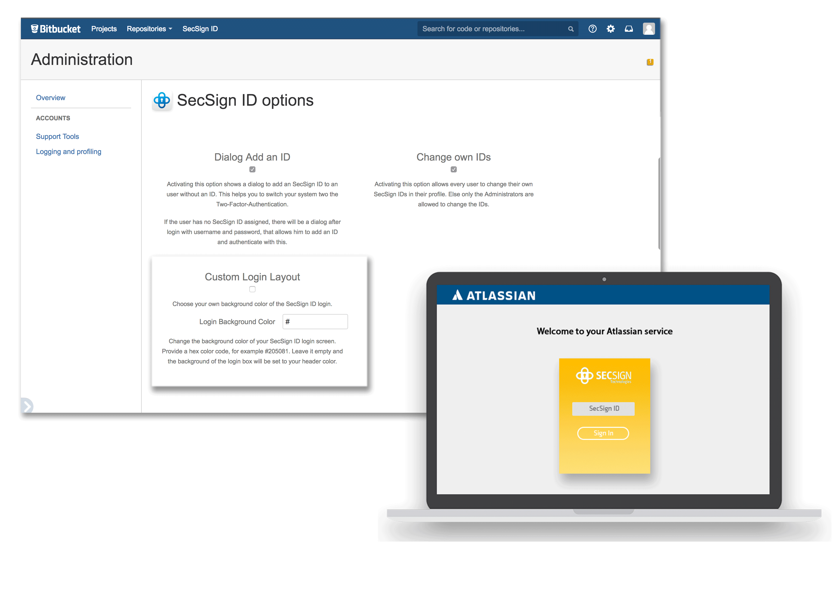 Bitbucket Tutorial 11 Secsign 2fa