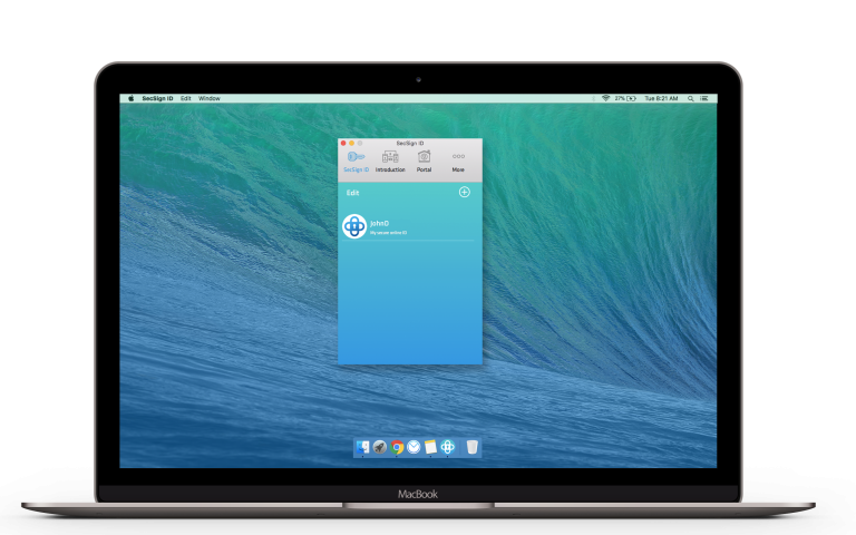 OSX Desktop App 3 - SecSign 2FA