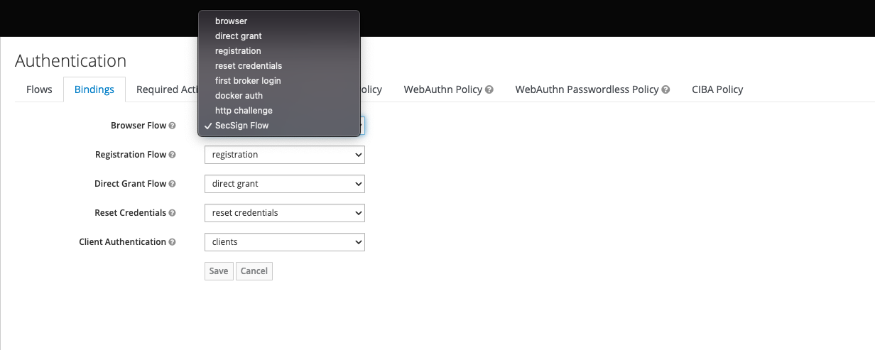 Keycloak Two-Factor Authentication - SecSign 2FA